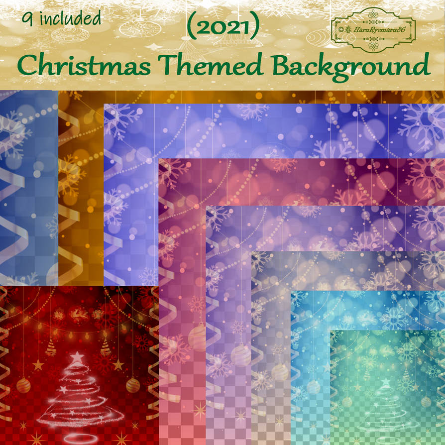 Christmas Themed Backgrounds 2021 Pack 2 by HaruRyomaru86 on DeviantArt