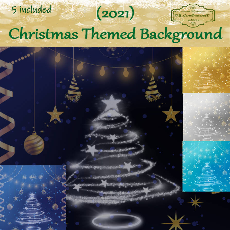 Christmas Themed Backgrounds 2021 Pack 3 by HaruRyomaru86 on DeviantArt