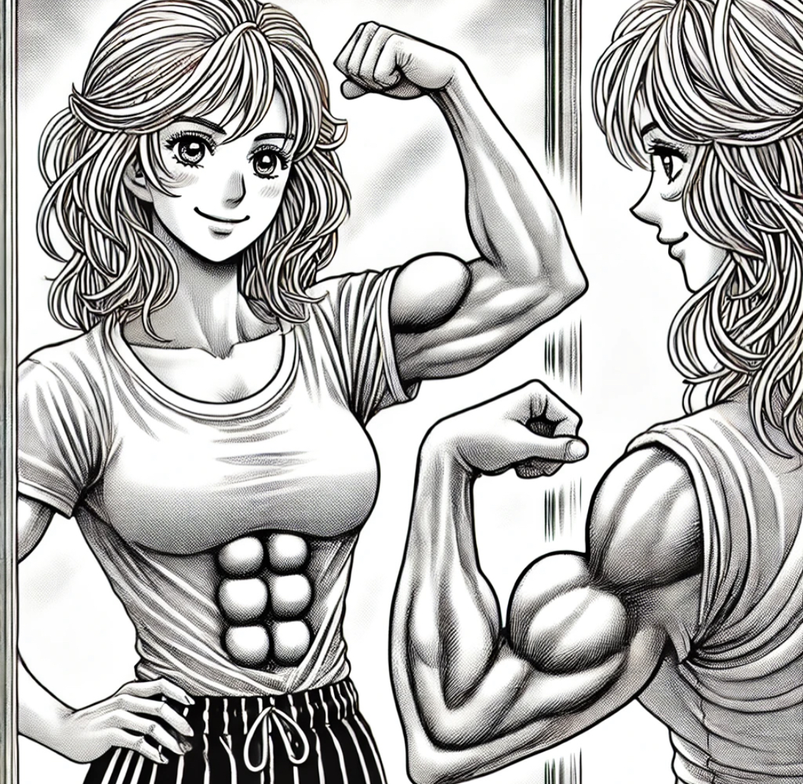 Hey sister, who has the biggest biceps ? by skyapple on DeviantArt