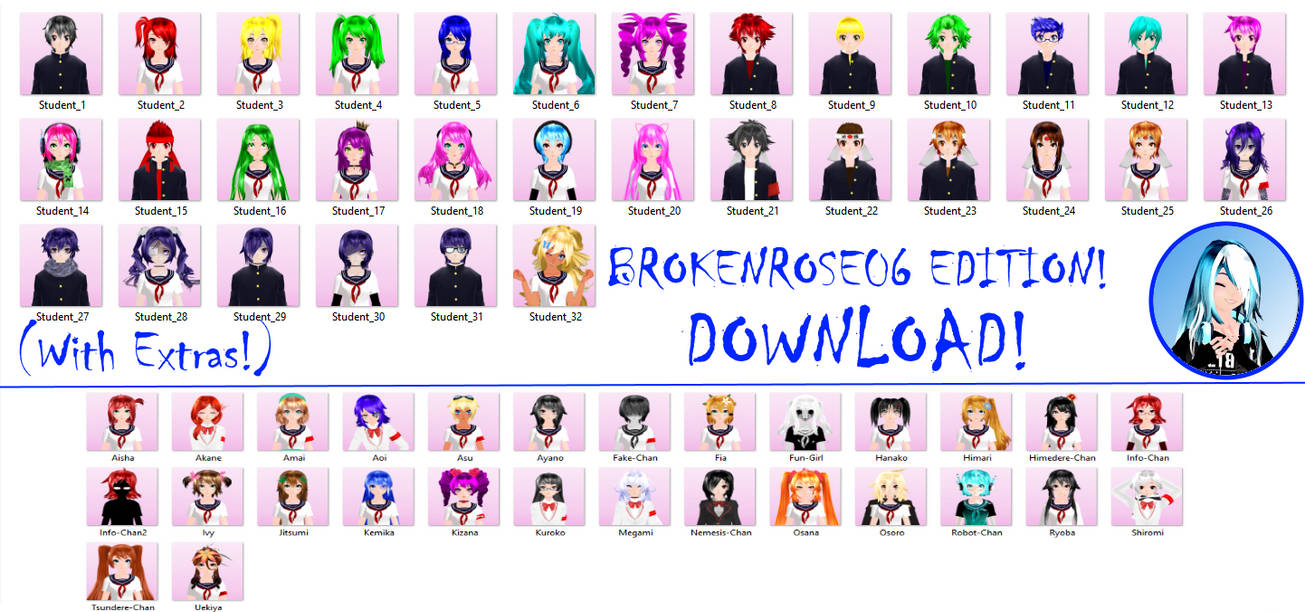 Yansim Portraits BrokenRose's Edition! DL! by Brunix76 on DeviantArt