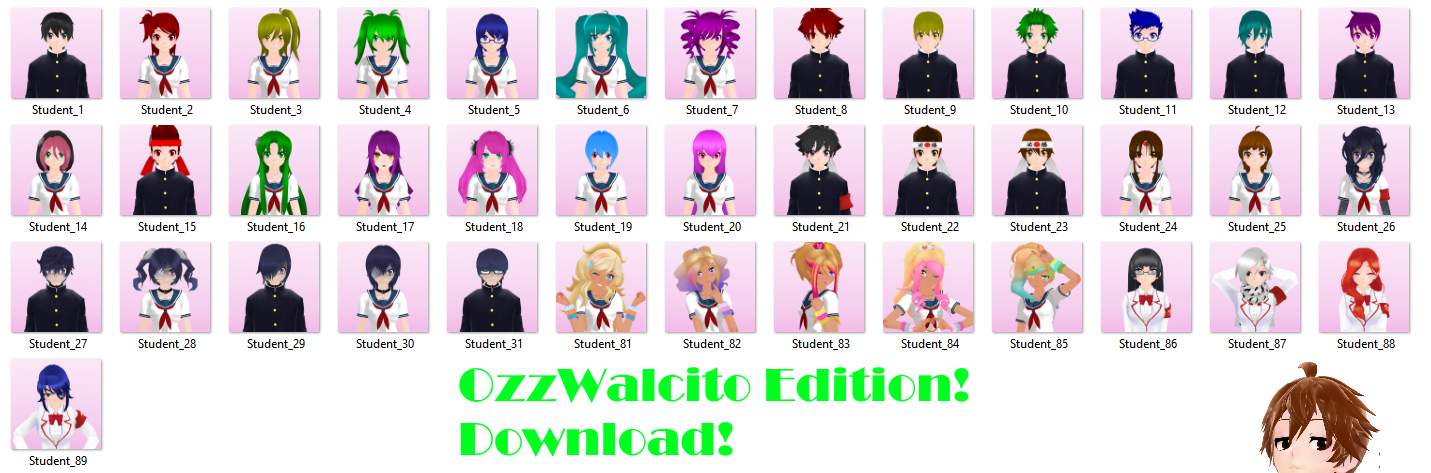 YanSim portraits OzzwalCito's Edition! DL! by Brunix76 on DeviantArt