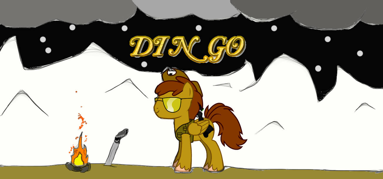 My OC ,Dingo by rock4u7 on DeviantArt