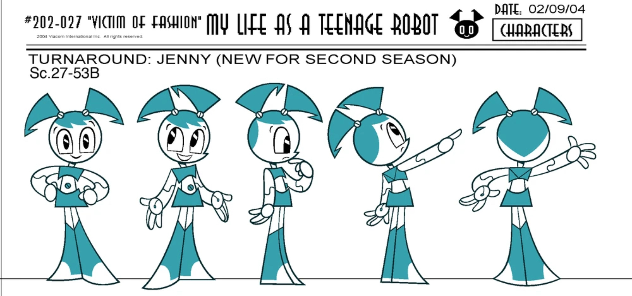 Jenny Wakeman model sheet by Robbie12121 on DeviantArt