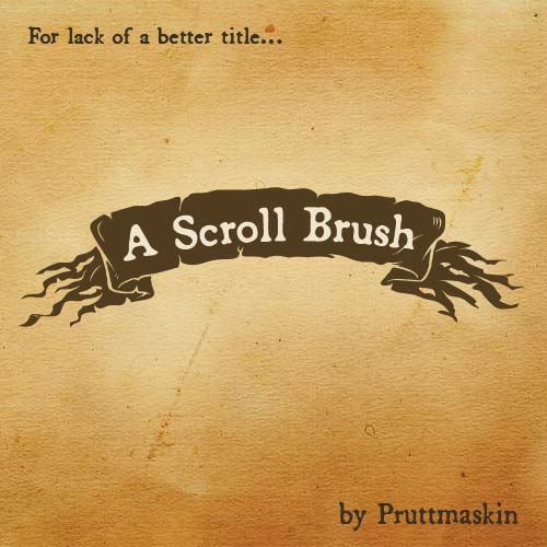 A Scroll Banner Brush by pruttmaskin on DeviantArt
