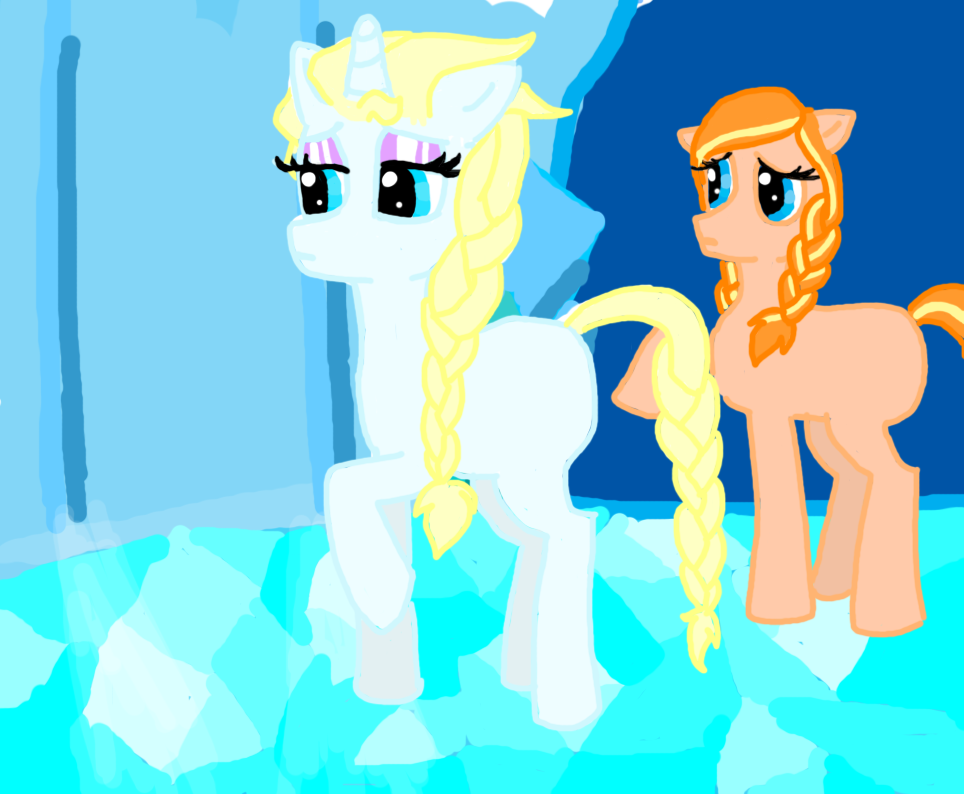 Elsa And Anna Ponies by Pomycheese on DeviantArt