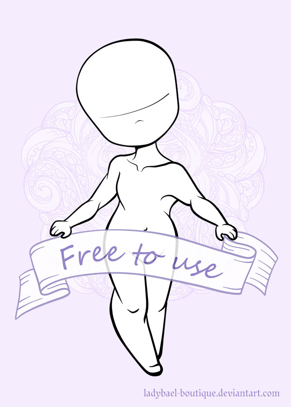 Chibi base 1 by LadyBaelFashion on DeviantArt