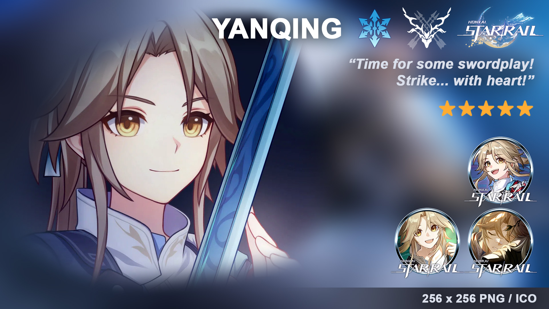 Honkai Star Rail - Yanqing by Icons-WORKSHOP on DeviantArt