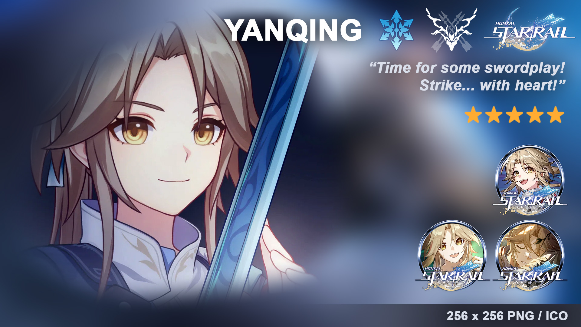 Honkai Star Rail - Yanqing by Icons-WORKSHOP on DeviantArt