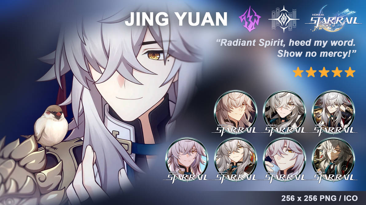 ICONS - Honkai Star Rail - Jing Yuan by Icons-WORKSHOP on DeviantArt