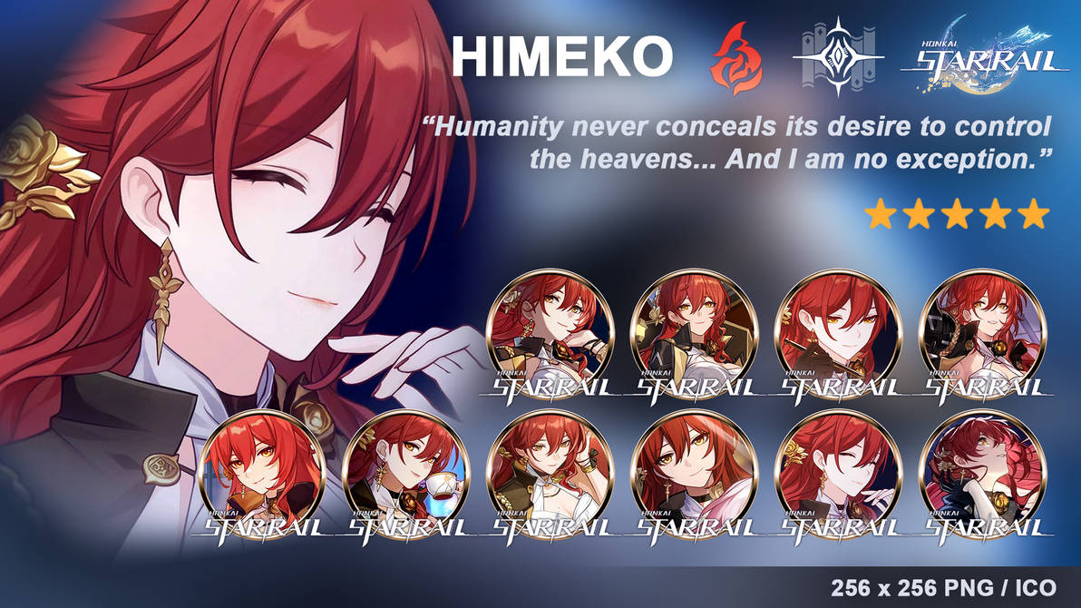 ICONS - Honkai Star Rail - Himeko by Icons-WORKSHOP on DeviantArt