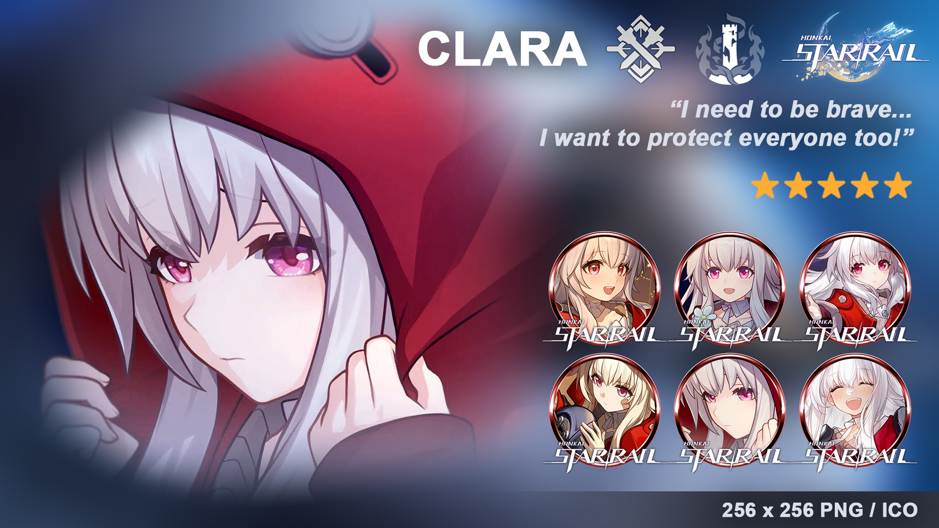 ICONS - Honkai Star Rail - Clara by Icons-Nexus on DeviantArt