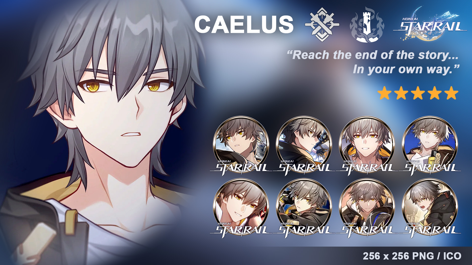 ICONS - Honkai Star Rail - Caelus by Icons-WORKSHOP on DeviantArt