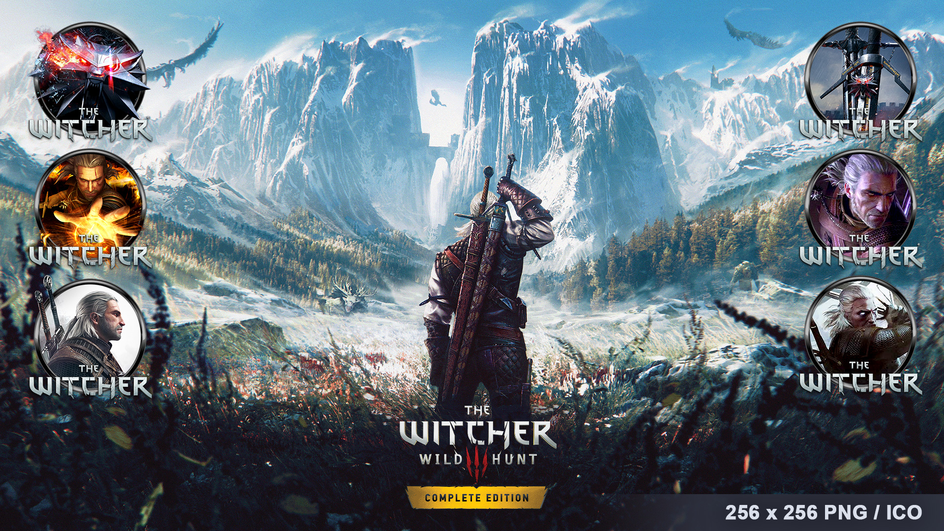 ICONS - The Witcher - Geralt of Rivia by Icons-WORKSHOP on DeviantArt