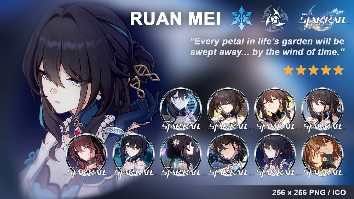 ICONS - Honkai Star Rail - Ruan Mei by Icons-WORKSHOP on DeviantArt