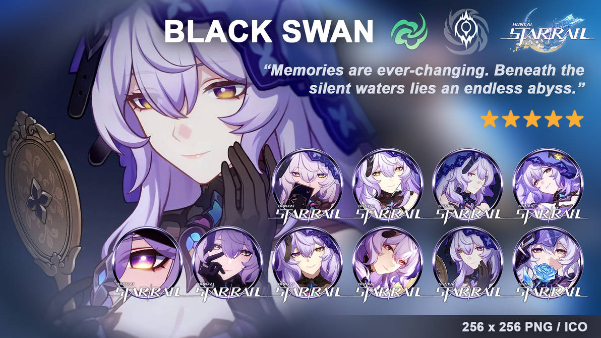 Honkai Star Rail - Black Swan by Icons-WORKSHOP on DeviantArt