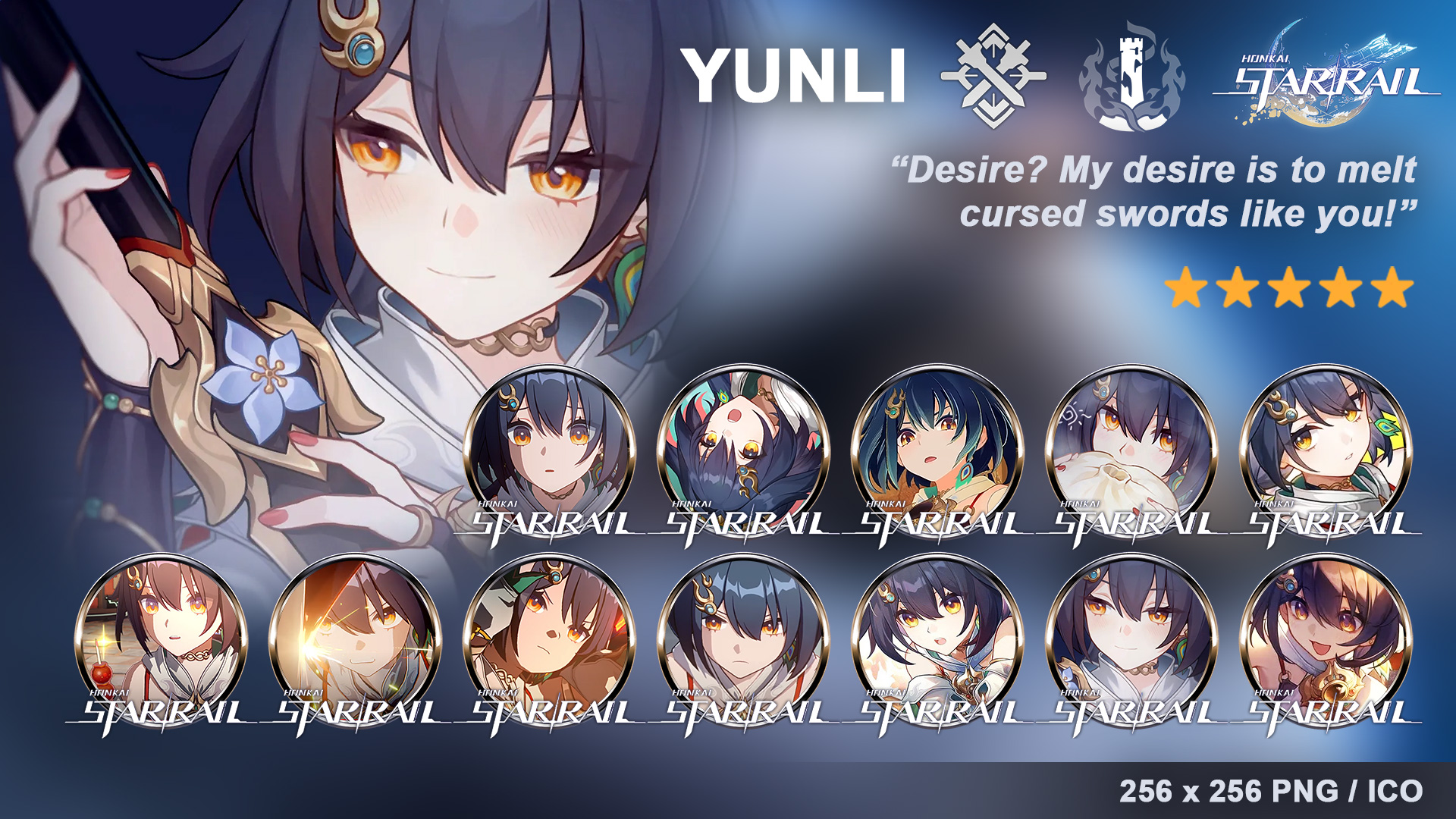 ICONS - Honkai Star Rail - Yunli by Icons-WORKSHOP on DeviantArt