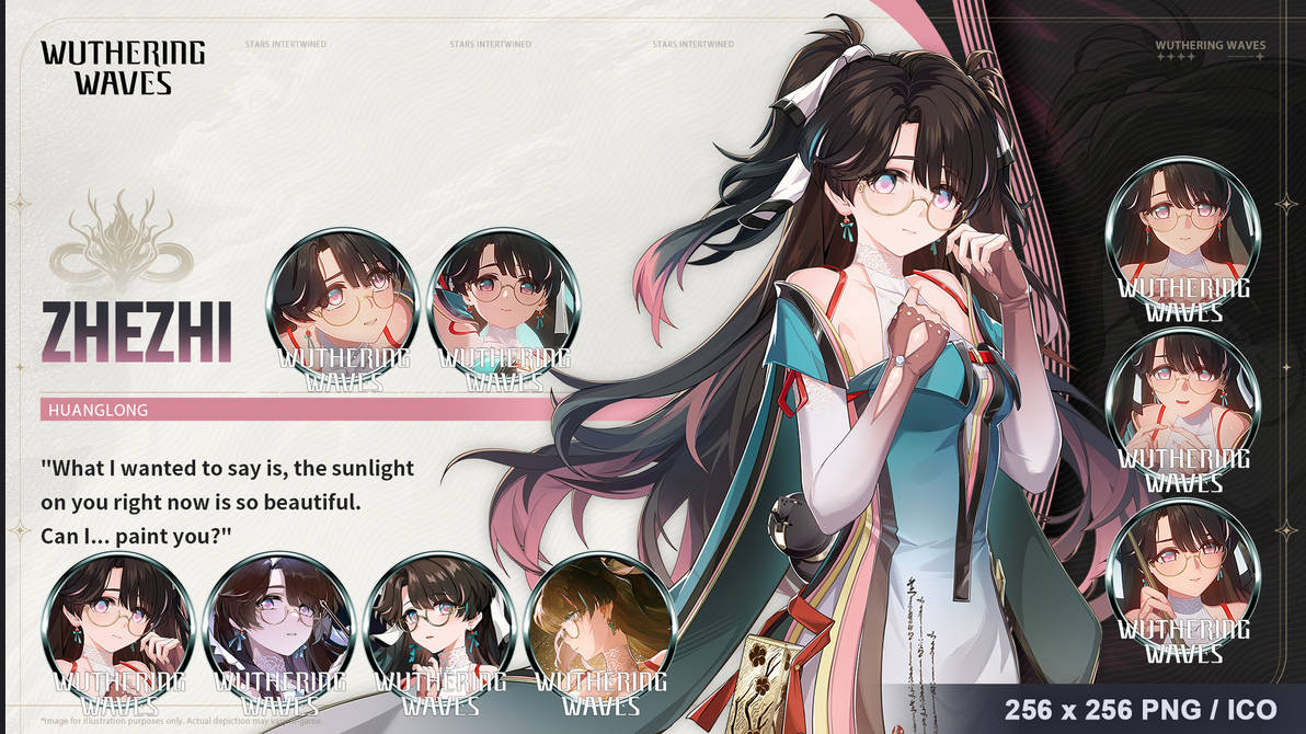 Wuthering Waves - Zhezhi by Icons-WORKSHOP on DeviantArt