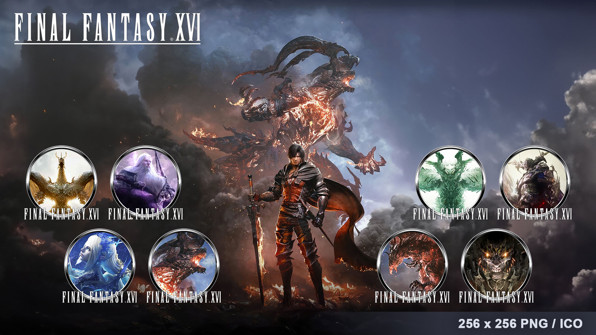 ICONS - Final Fantasy XVI - Eikons by Icons-WORKSHOP on DeviantArt