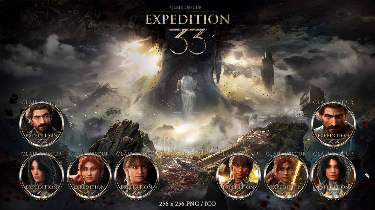 ICONS - Clair Obscur Expedition 33 - Heroes by Icons-Nexus on DeviantArt