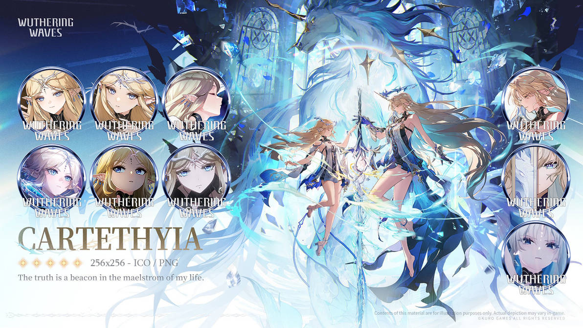 ICONS - Wuthering Waves - Cartethyia by Icons-Nexus on DeviantArt