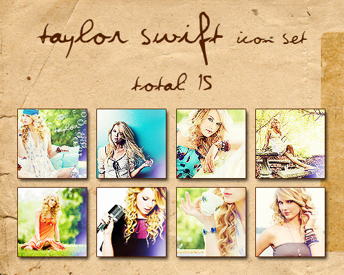 Taylor Swift Icon Set by vincitrice on DeviantArt