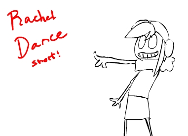 Rachel dancing animation by tyokio on DeviantArt
