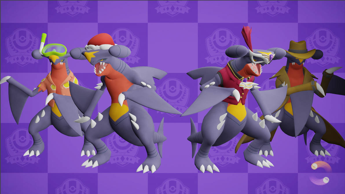Garchomp dl for MMD (Pokemon Unite) by Cosmogriff on DeviantArt