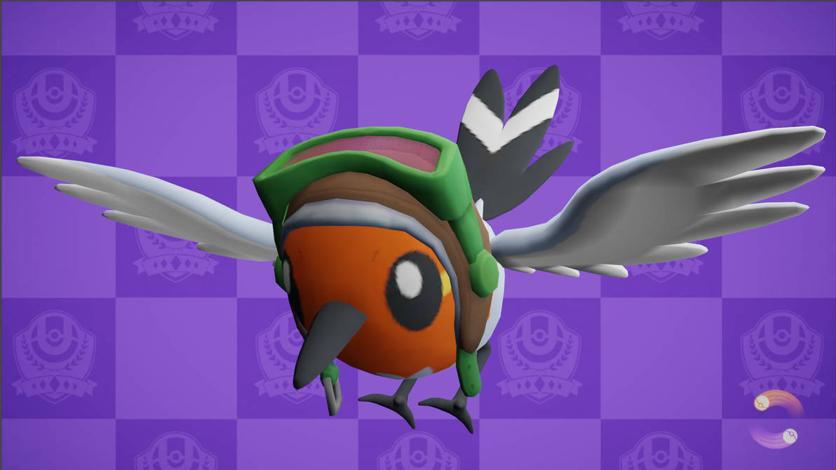 Fletchling dl for MMD (Pokemon Unite) by Cosmogriff on DeviantArt