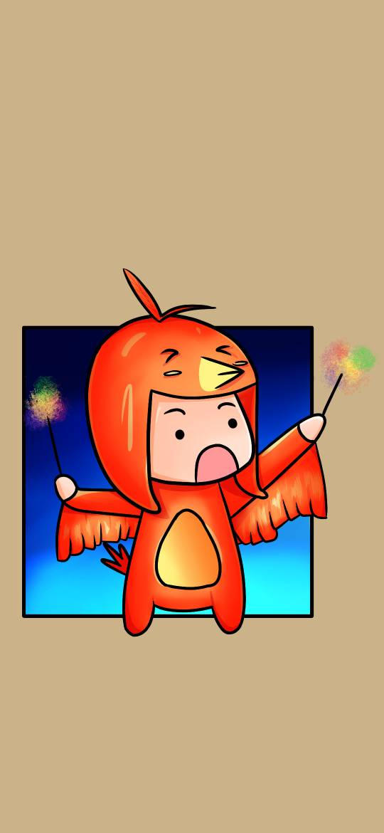 kawaii phoenix: girl only by deadlyhippie on DeviantArt