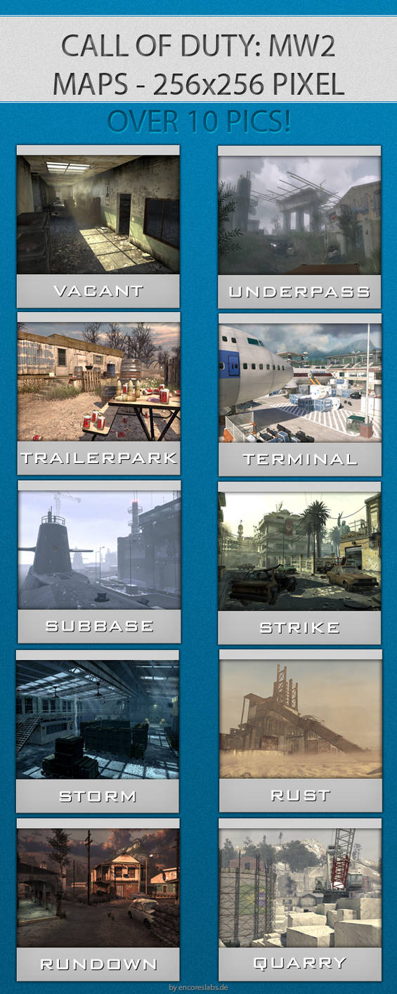 Call of Duty: Modern Warfare 2 - Maps - 256x256 by encoreslabs on ...