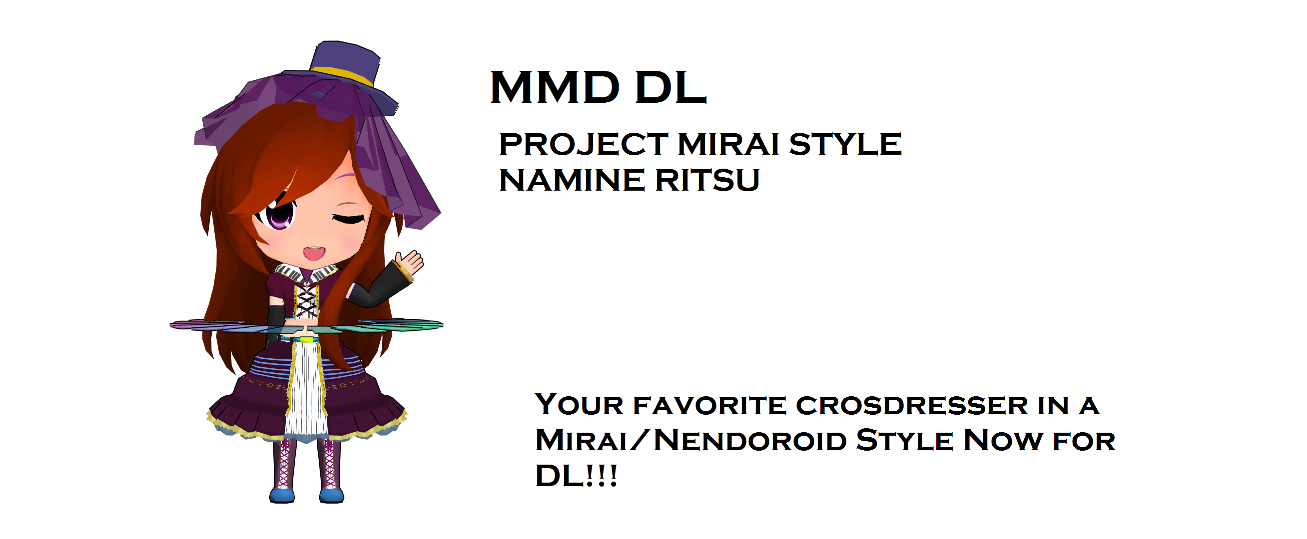 [MMD DL] Project Mirai DX Namine Ritsu by FreezyChan-3Dreams on DeviantArt