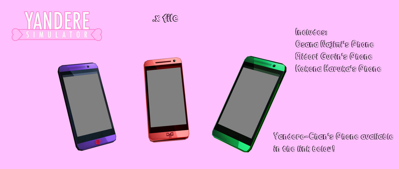 (DL) YanSim Phones for MMD by FreezyChan-3Dreams on DeviantArt