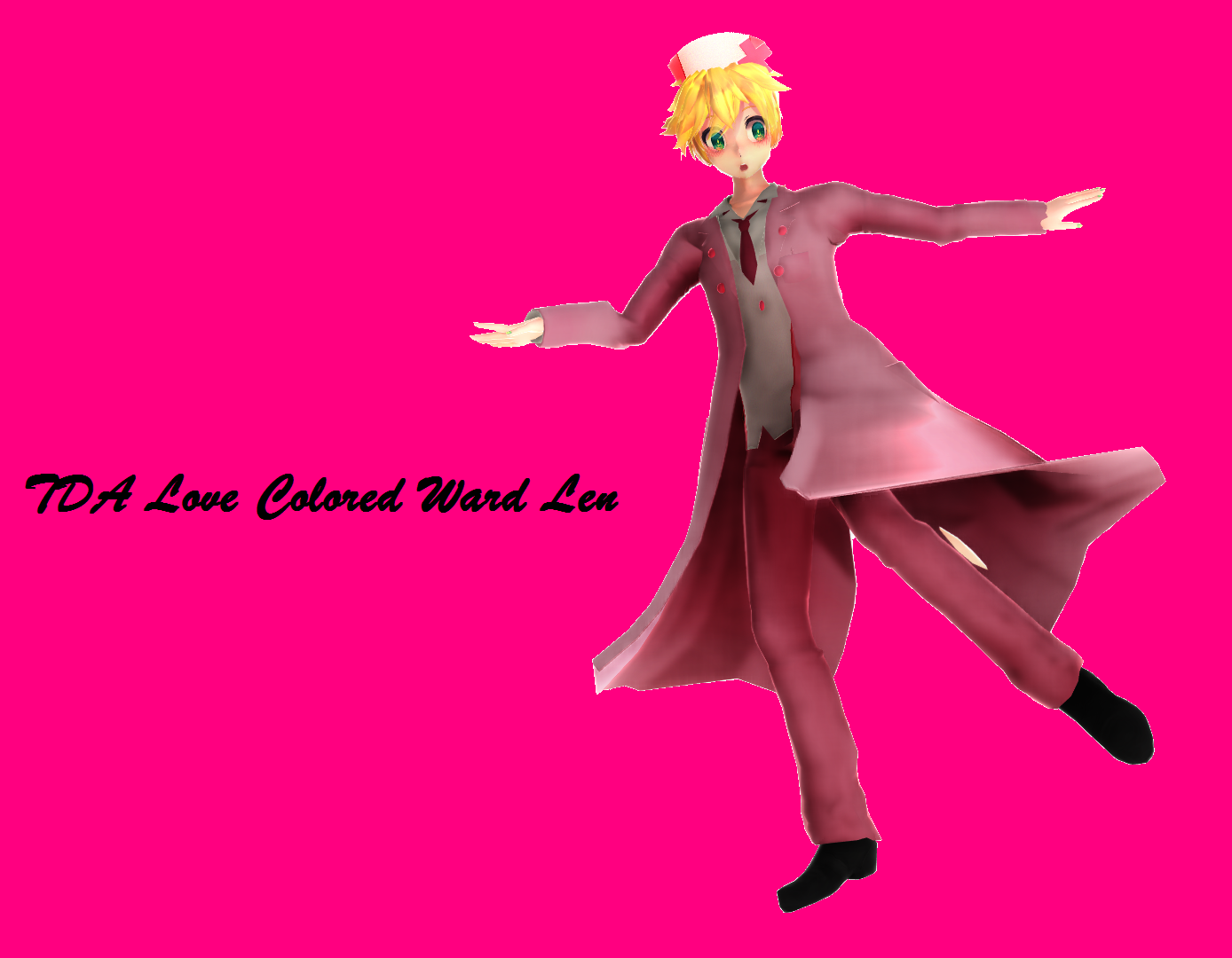 (DL) TDA Love Colored Ward Len by FreezyChan-3Dreams on DeviantArt