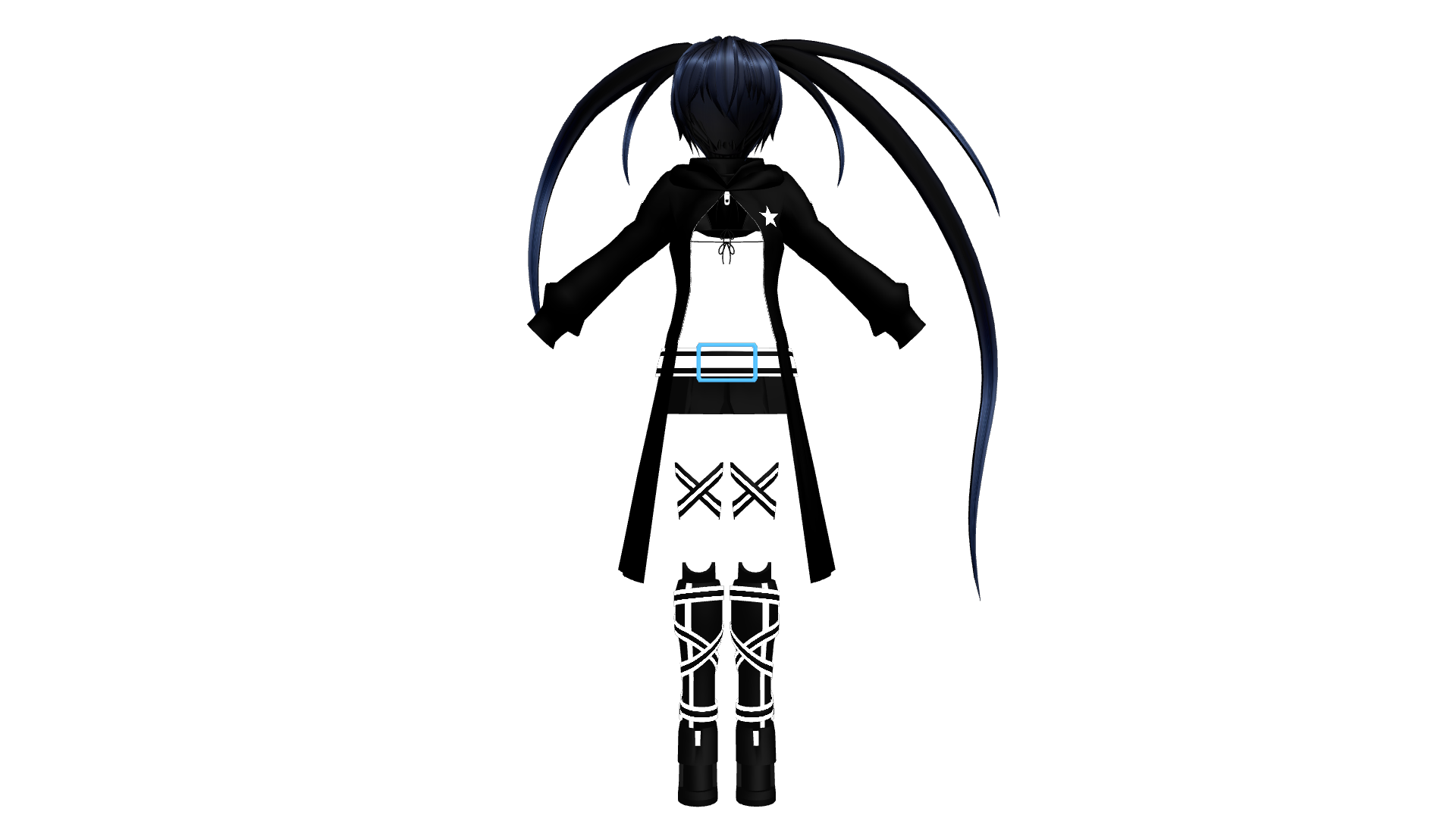 (DL) MMD Black Rock Shooter Set by FreezyChan-3Dreams on DeviantArt