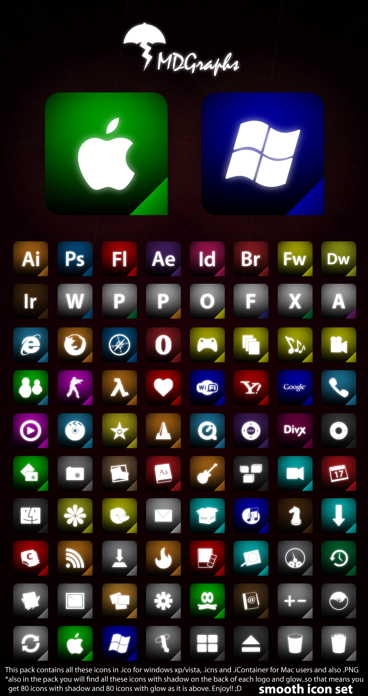 Smooth icon set by MDGraphs on DeviantArt