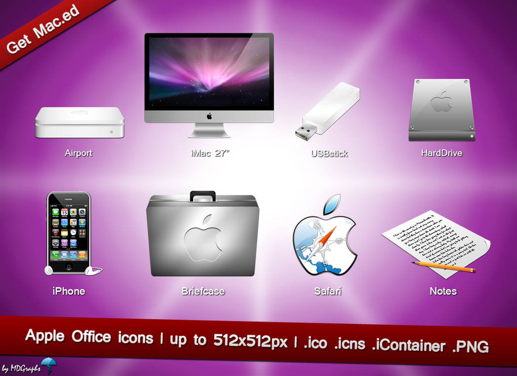 Apple Office icons by MDGraphs on DeviantArt