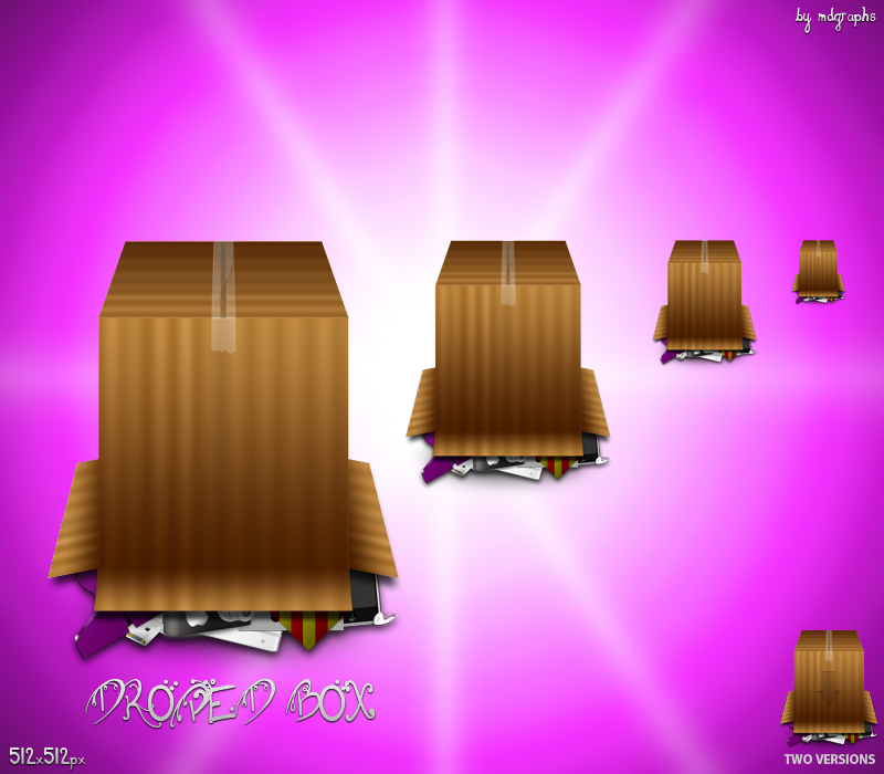 Droped Box icons by MDGraphs on DeviantArt