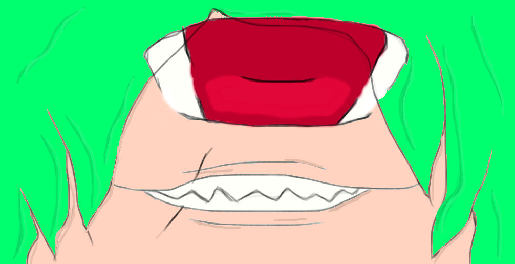 The Monster face by zombyona on DeviantArt