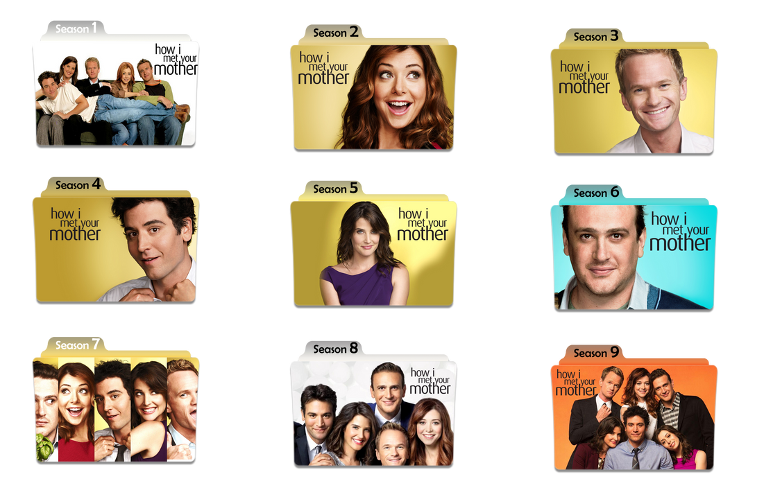 How I Met Your Mother Tv Show Folder Icons by alican53 on DeviantArt