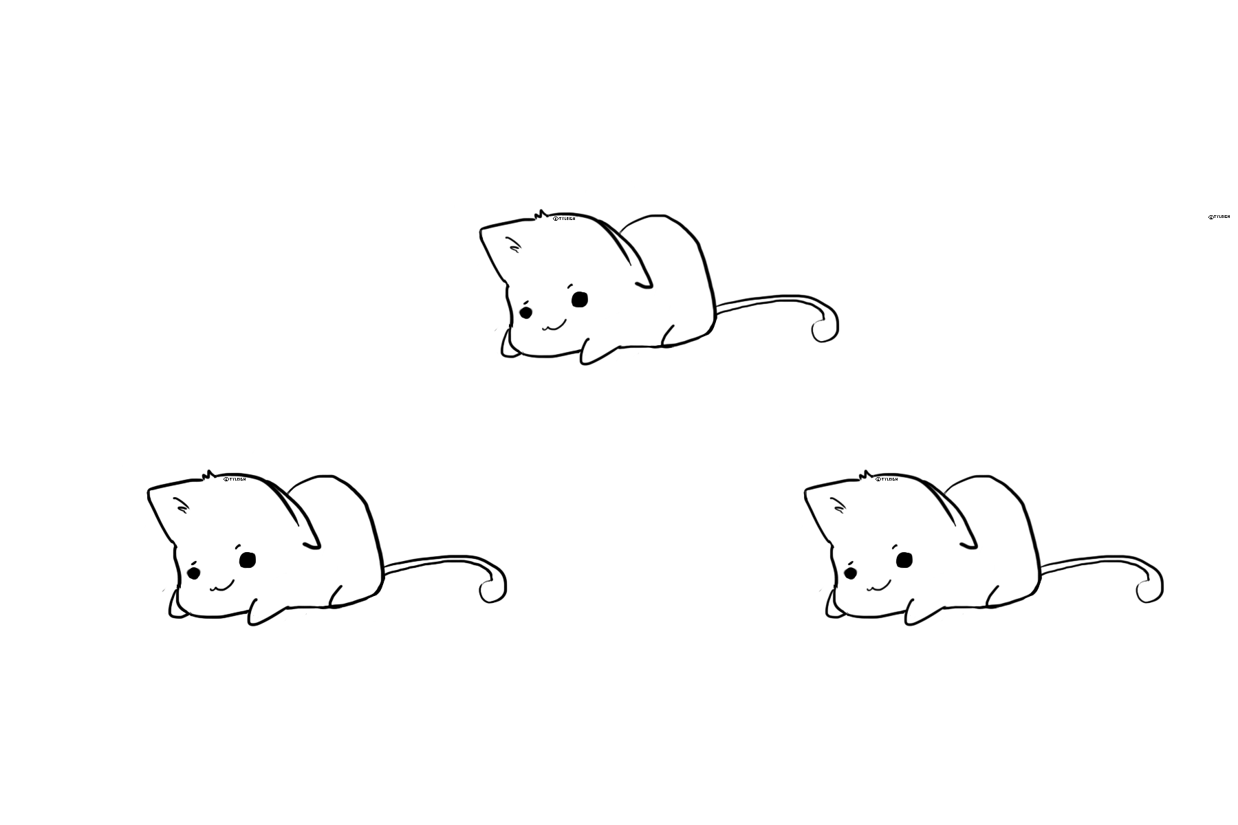 Cat Adoptables Base by Tyleigh on DeviantArt