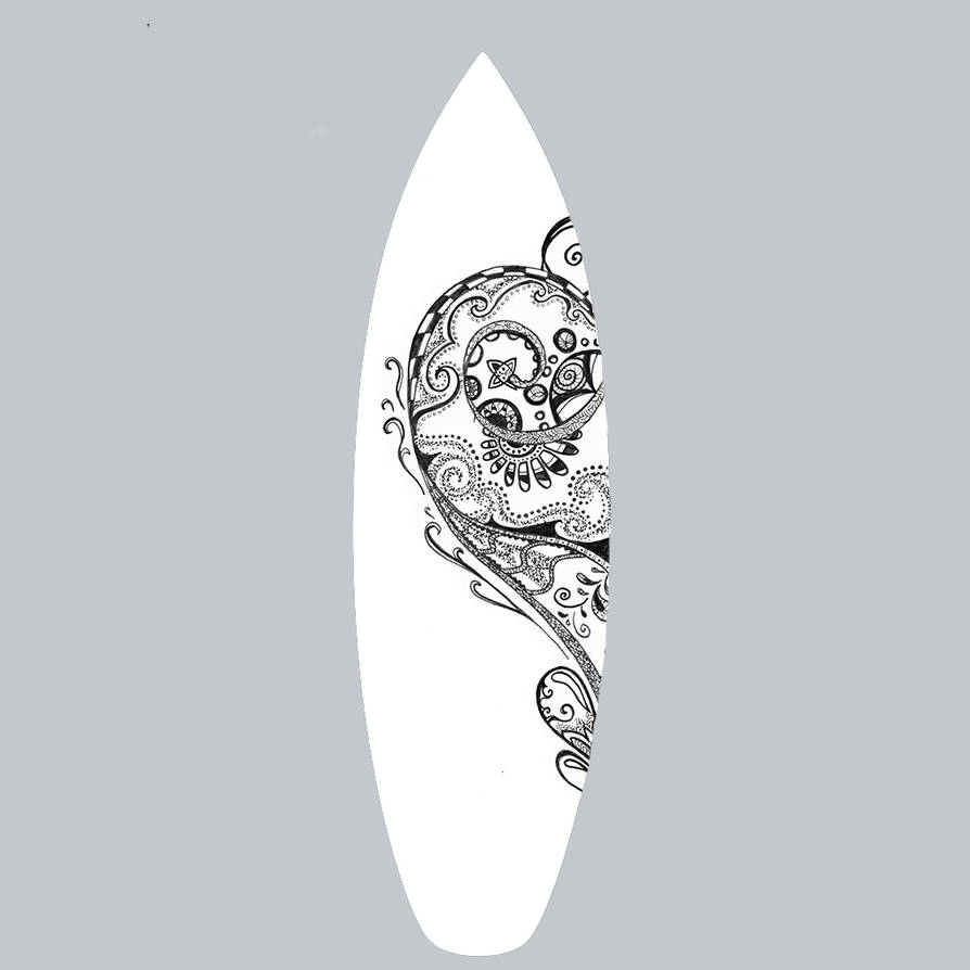 Psychedelic wave Surfboard by Fairytale11 on DeviantArt
