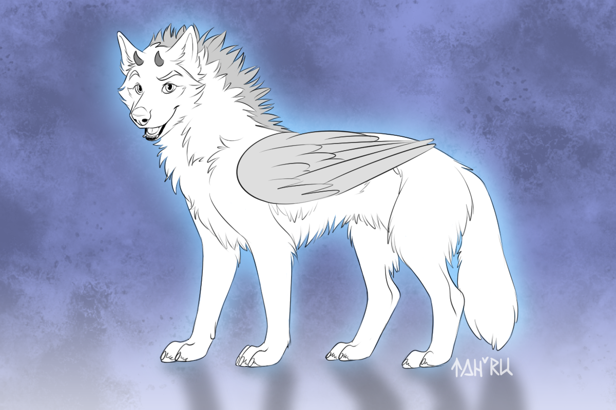 Free Wolf Template [2] by T-A-H-R-U on DeviantArt