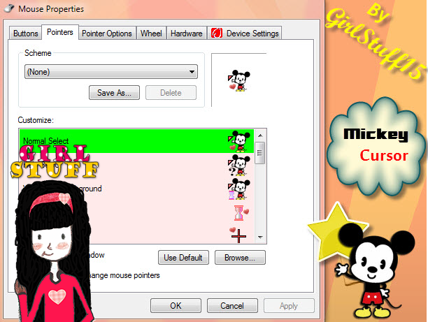 Mickey Cursor by girlstuff15 on DeviantArt