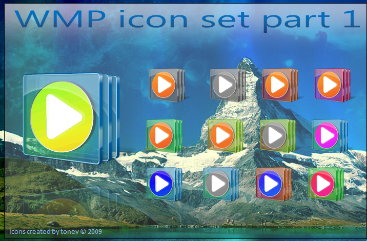 WMP Icon set part 1 by tonev on DeviantArt