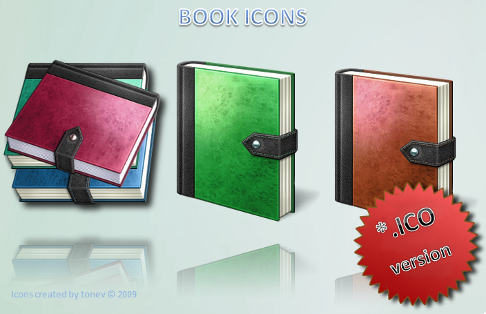 Book icons .ico by tonev on DeviantArt