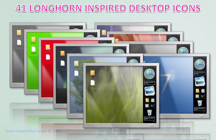 41 longhorn desktop icons by tonev on DeviantArt