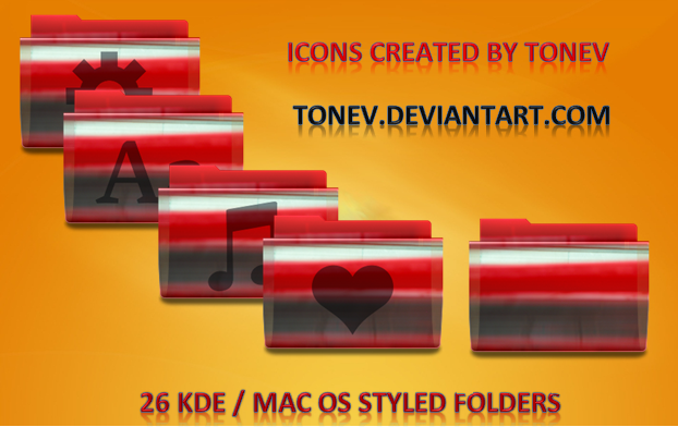 Red and blue KDE MacOS folders by tonev on DeviantArt