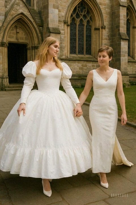 Most girly one gets the biggest dress, David! by BoyCalledSue on DeviantArt