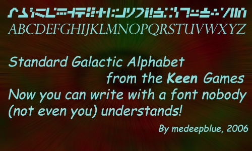 Standard Galactic Alphabet by medeepblue on DeviantArt