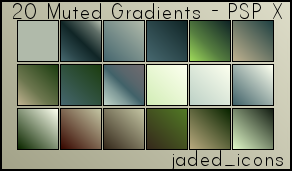 Muted Gradients by jadedleopard on DeviantArt